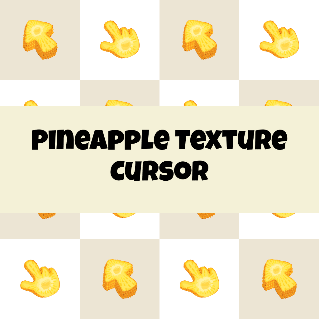 Custom Cursor Pineapple Texture Theme - Cursor Pack | Cursor Space
